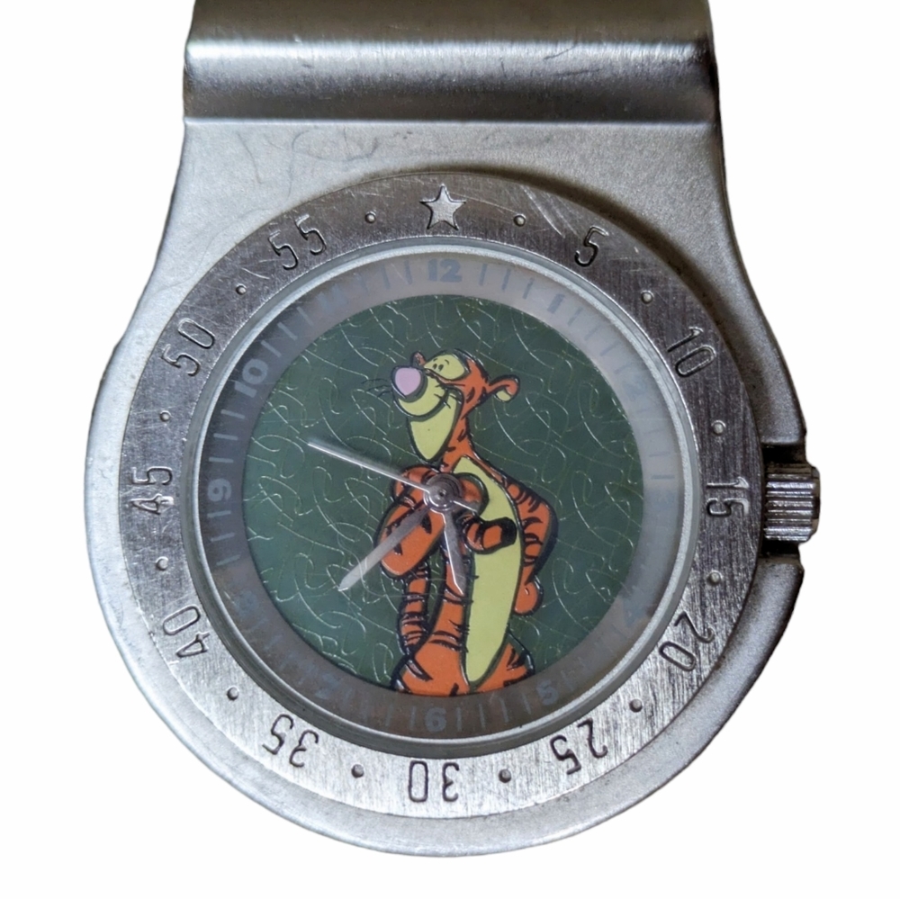Rare Tigger The Tiger Pocket Watch With Stainless Ste… - Gem